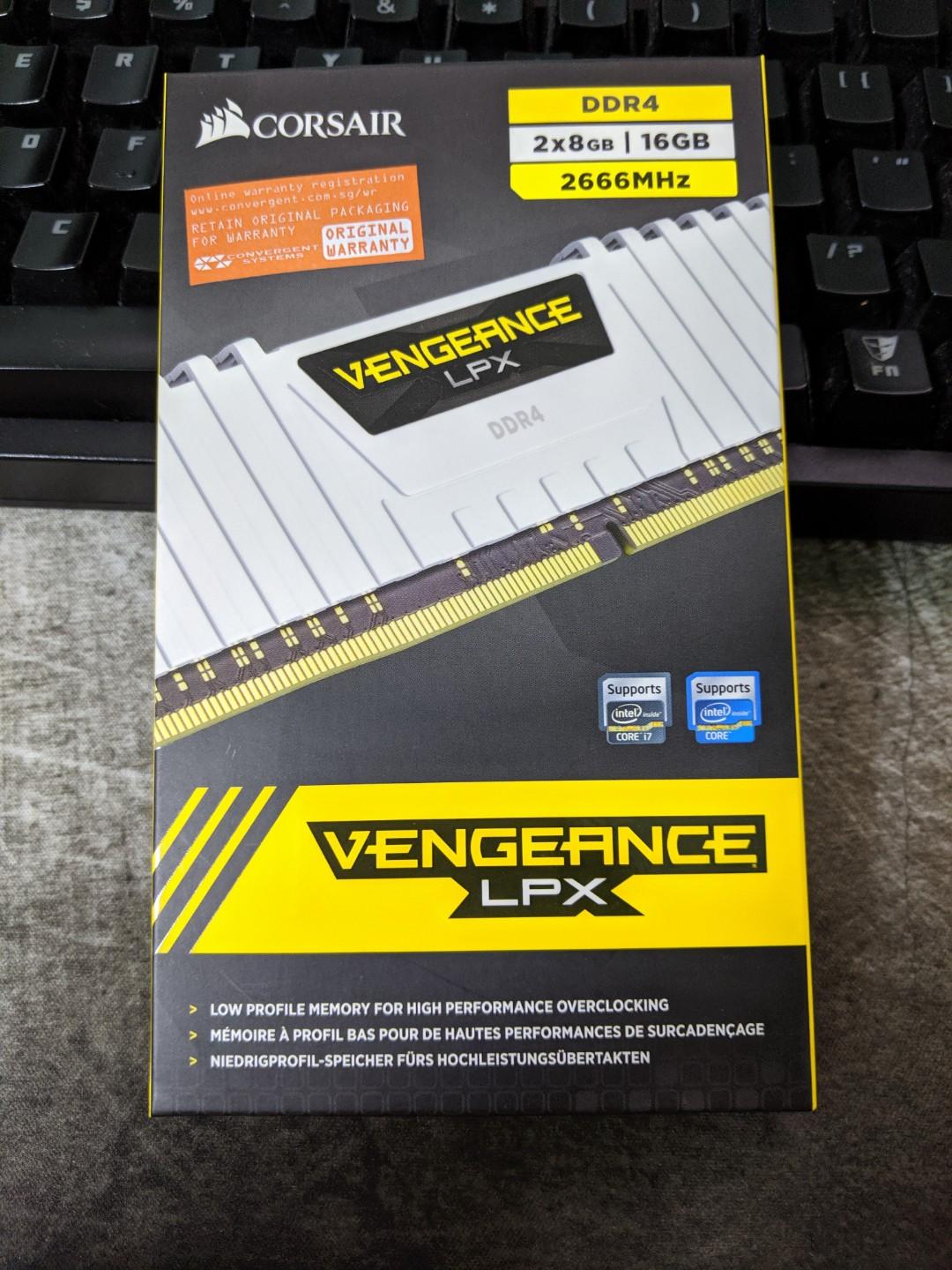 Corsair Vengeance LPX 16GB 2666MHz DDR4 Gaming Desktop Ram, Computers & Tech, Parts ...