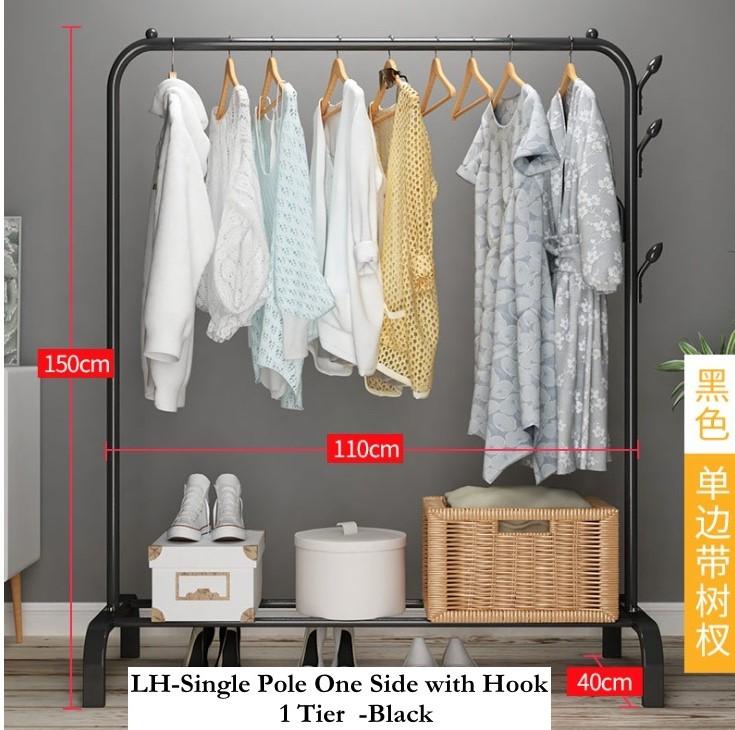 Free Delivery! Simple Clothes Rack / Wardrobe / Drying Rack, Furniture ...