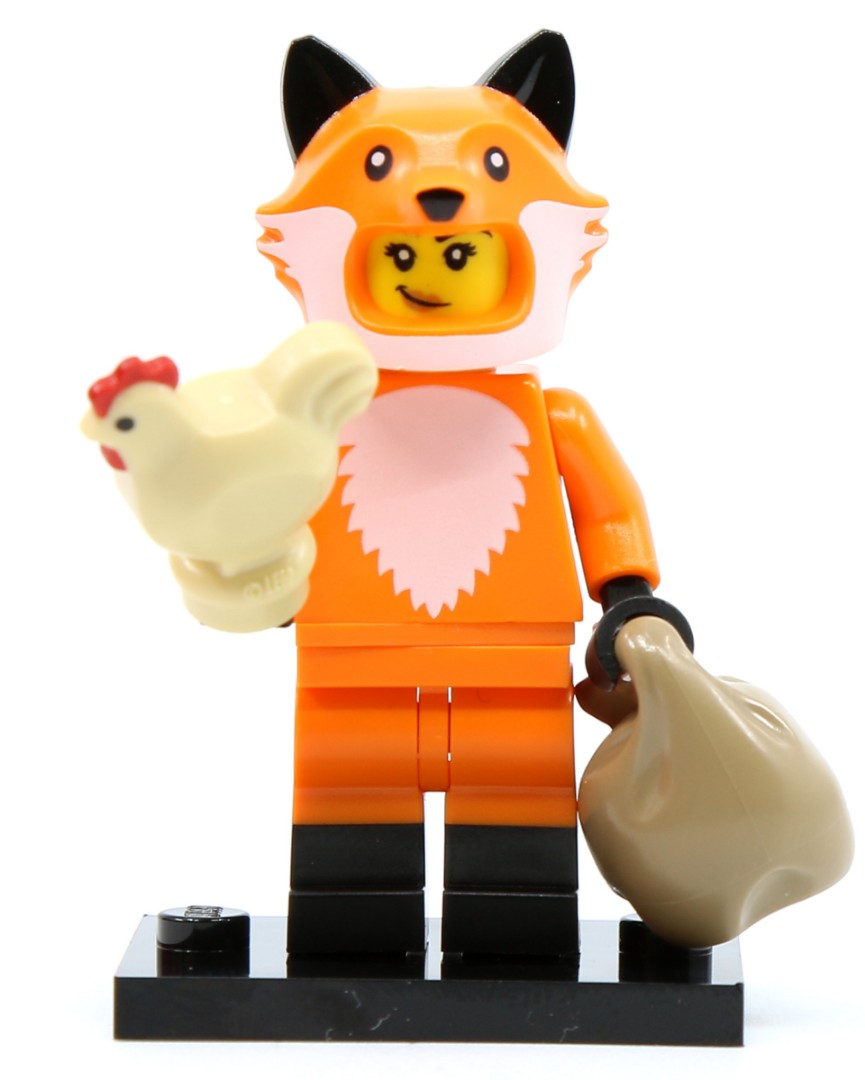 Lego Fox Costume Girl - Lego Minifigures Series 19, Hobbies & Toys ...