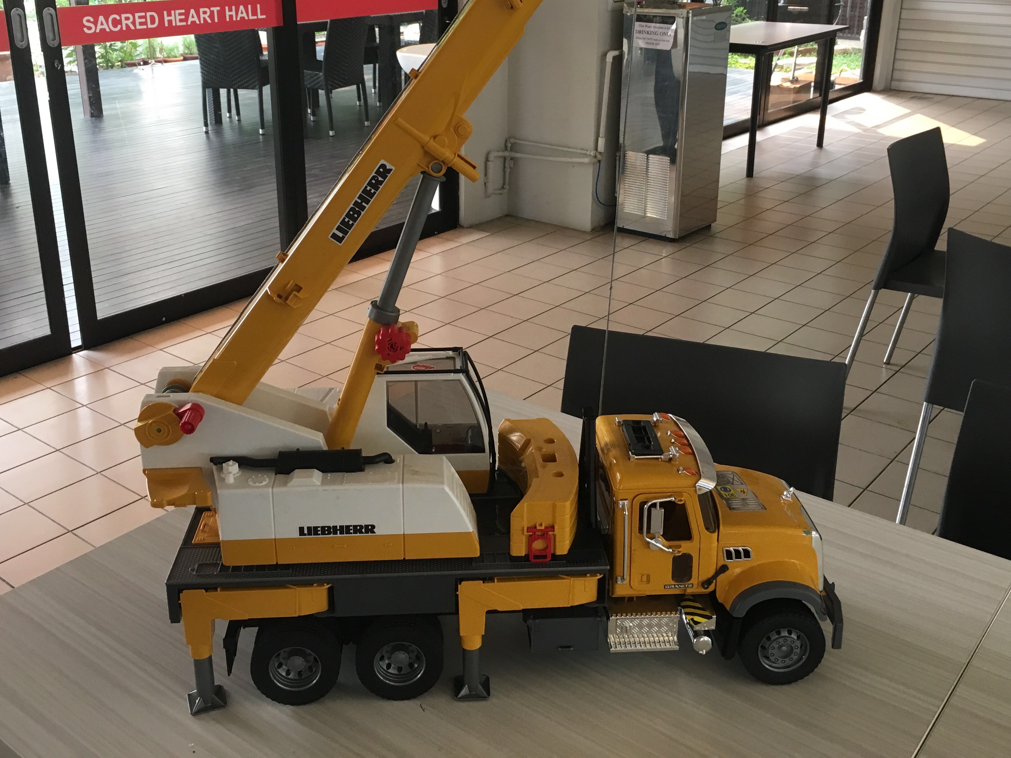 Big Liebherr heavy duty toy crane truck by Bruder , Hobbies & Toys ...