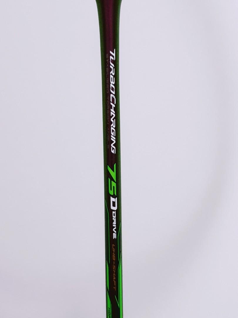 Li-Ning Turbocharging 75D (75 Drive) Badminton Racket, Sports Equipment ...