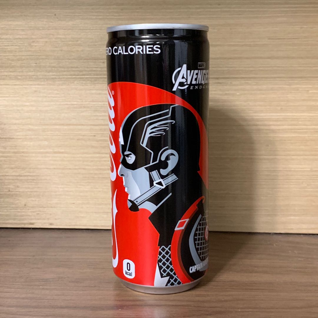 【全新/日版】Marvel Avengers x Coke Zero - Captain America, 興趣及遊戲, 玩具 & 遊戲類 ...