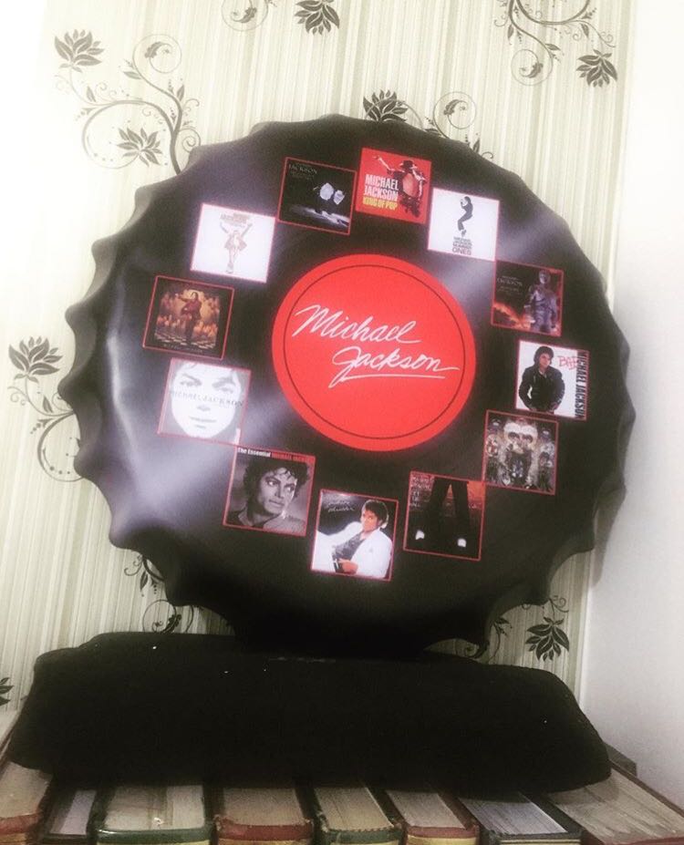 Michael Jackson metal display frame, Hobbies & Toys, Stationary & Craft ...