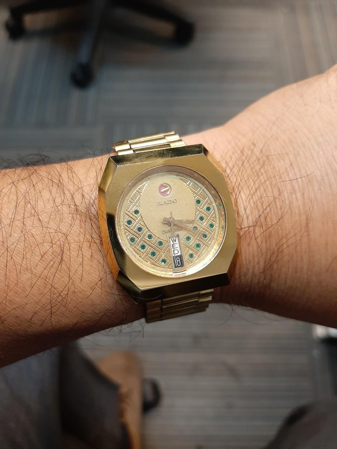 Rare Octagon Shaped Rado Diastar Swiss Men's, Luxury, Watches on Carousell