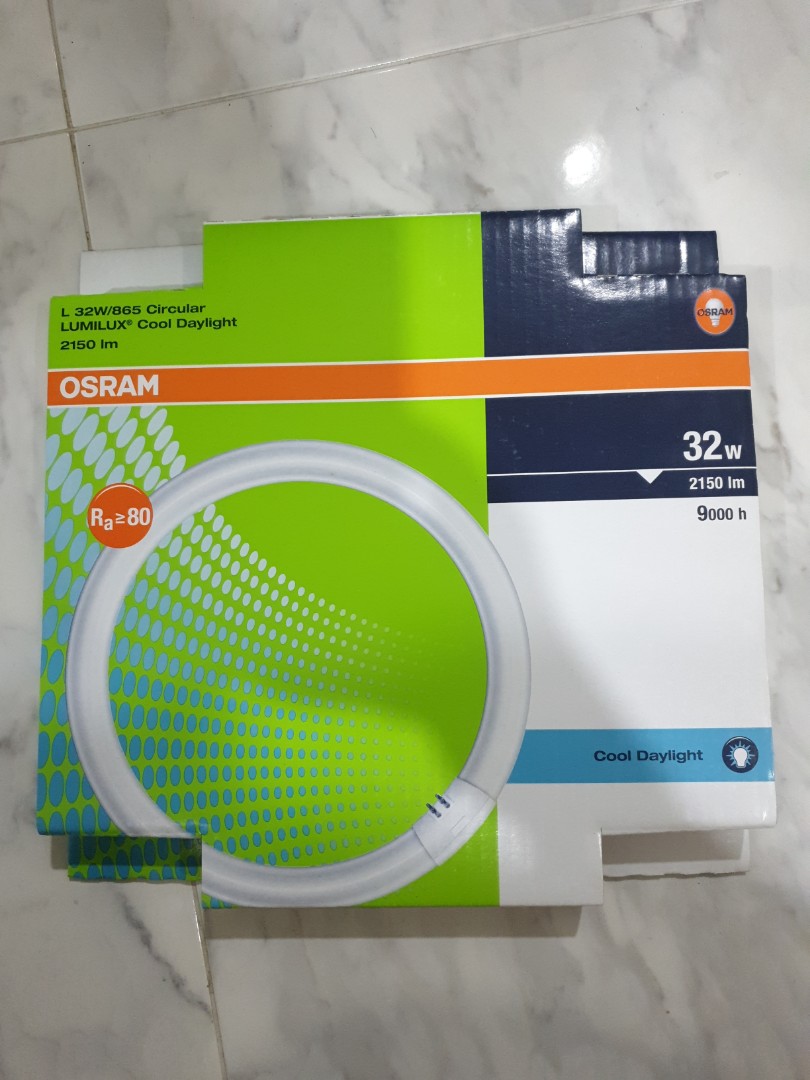 Osram fluorescent lamp circular tube, Furniture & Home Living, Lighting ...