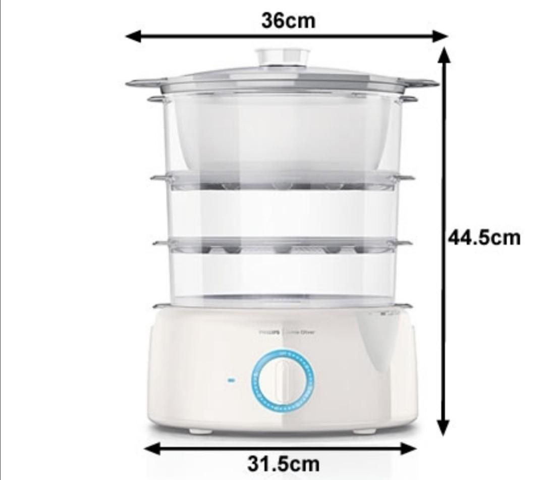 Philips Jamie Oliver Steamer HD9132/00 900 W With bain marie Flavour ...