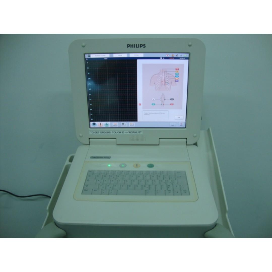 Philips PageWriter TC70 Cardiograph , includes trolley cart and full ...