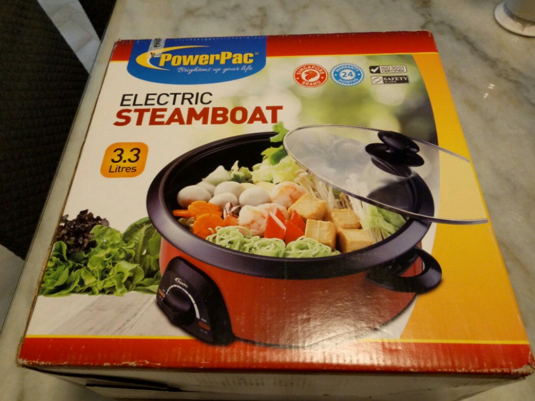 CNY discount PowerPac Electric steamboat, TV & Home Appliances, Kitchen ...