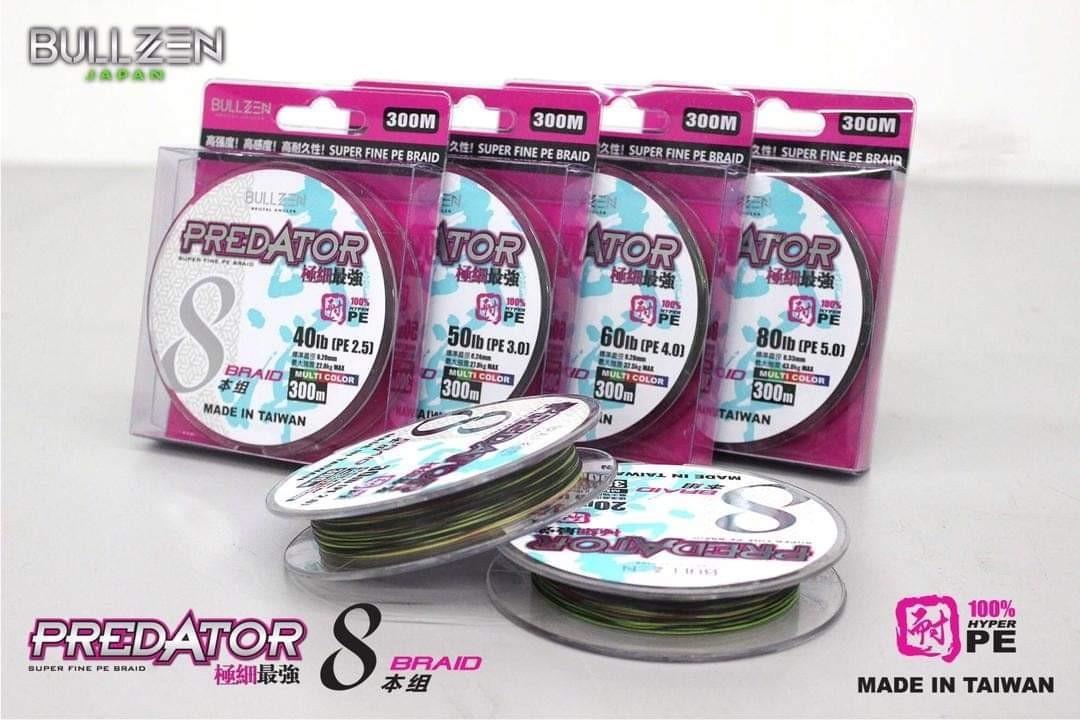 Pre order >BULLZEN PREDATOR X8 BRAIDED LINE, Sports Equipment, Sports ...