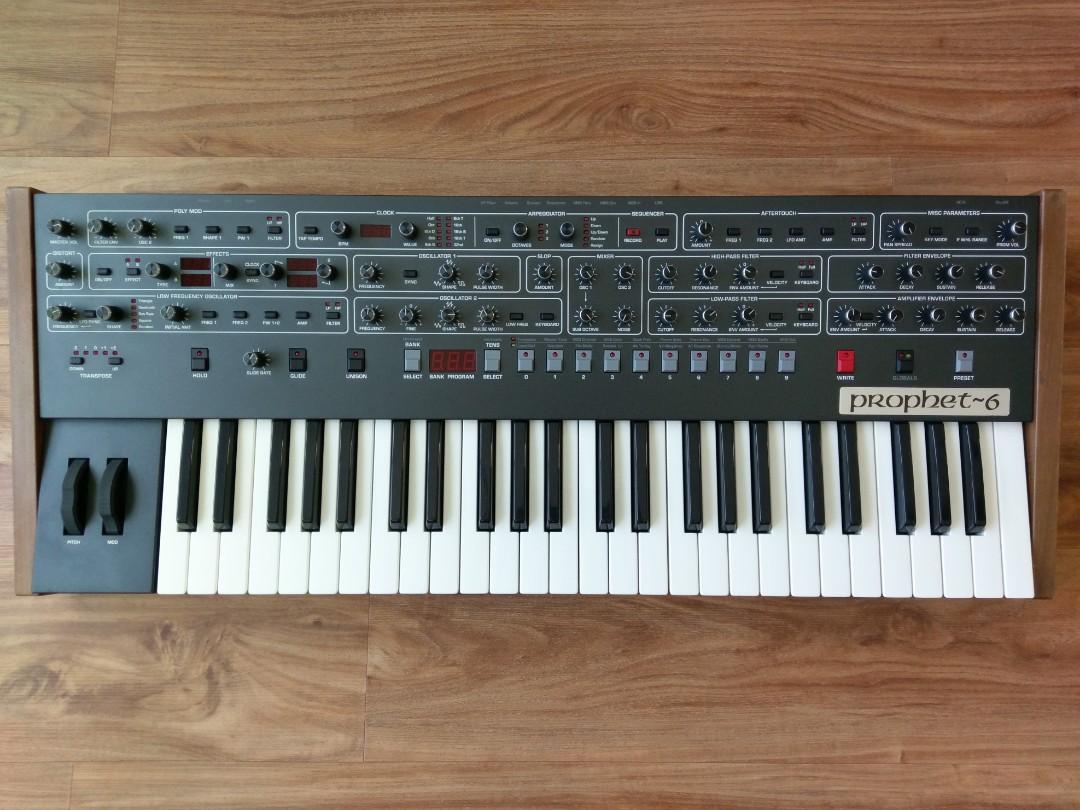 Sequential Prophet 6 Synth, Hobbies & Toys, Music & Media, Musical ...