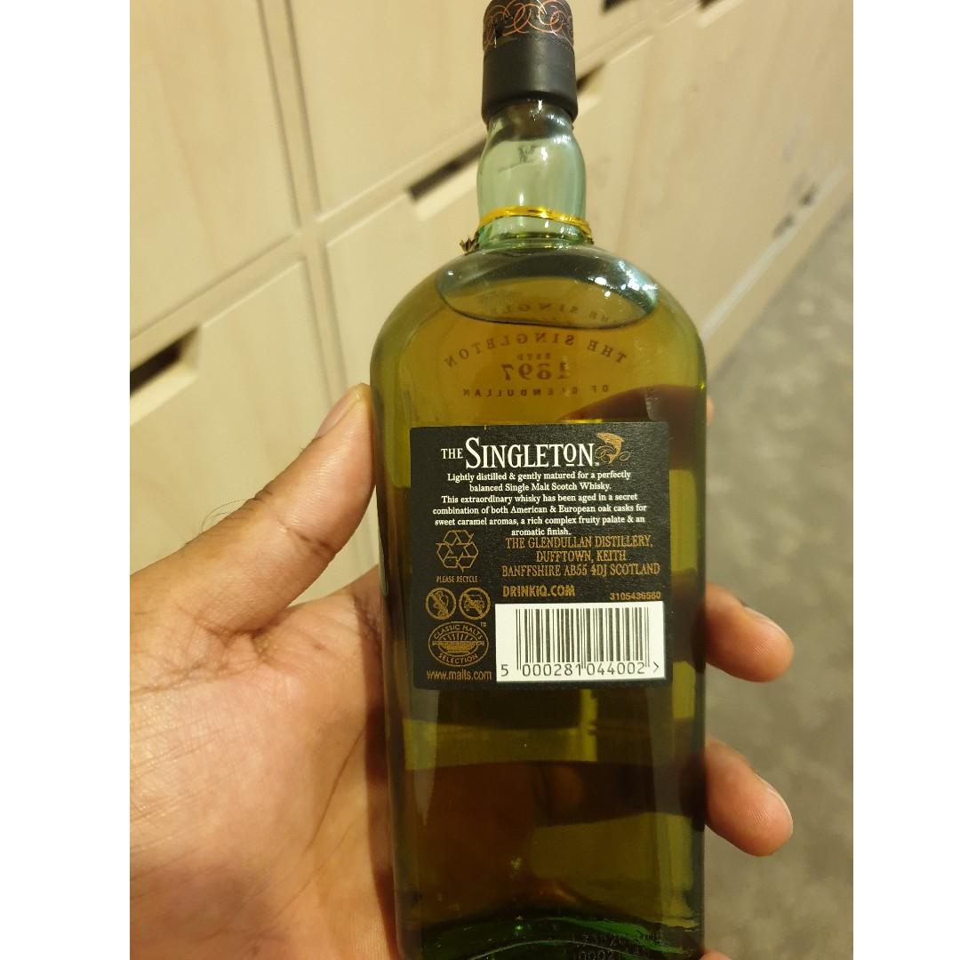 Singleton Glendullan Single malt classic Whisky 20cl, Food & Drinks ...
