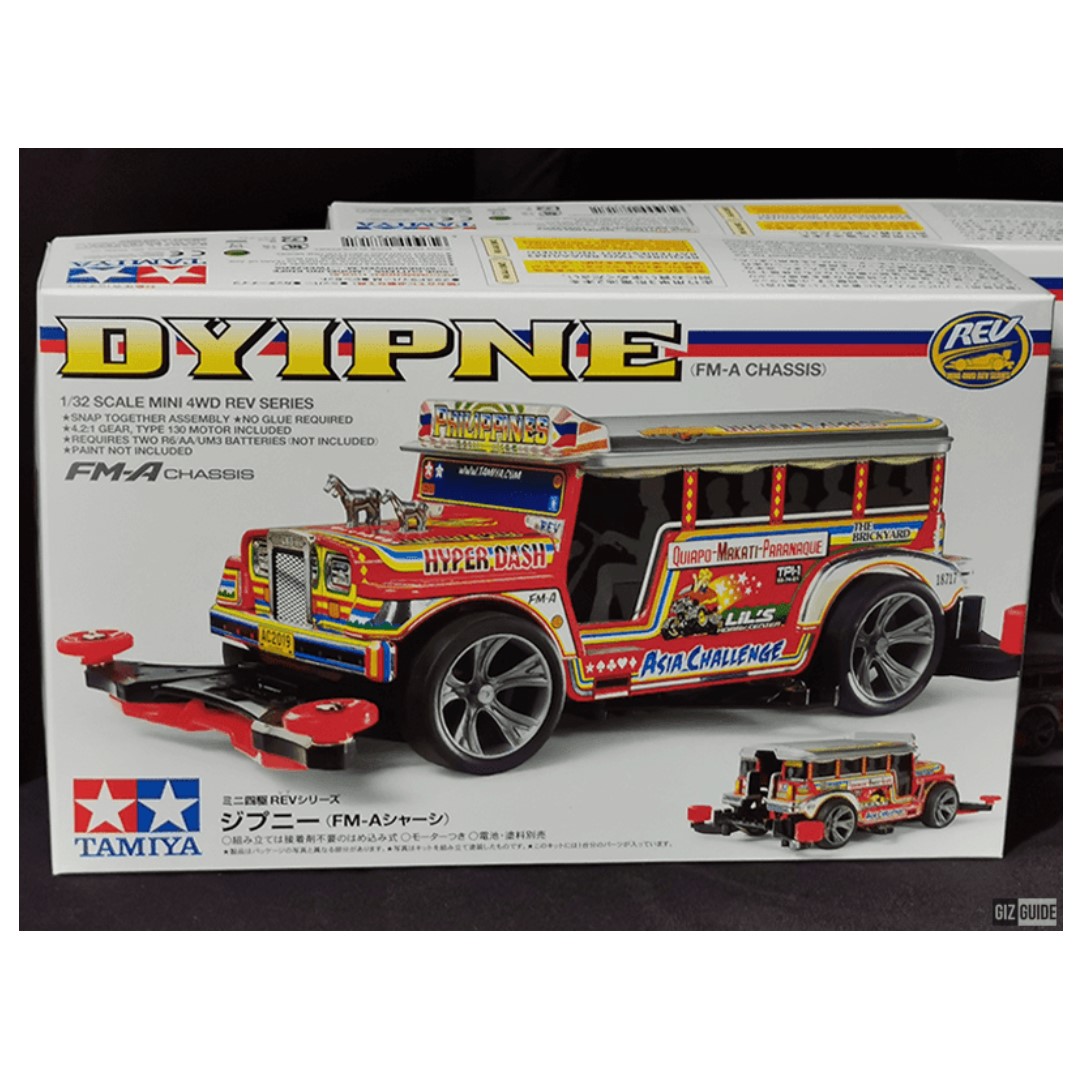 Tamiya Mini 4WD Jeep Jeepney Dyipne Model, Hobbies & Toys, Toys & Games ...