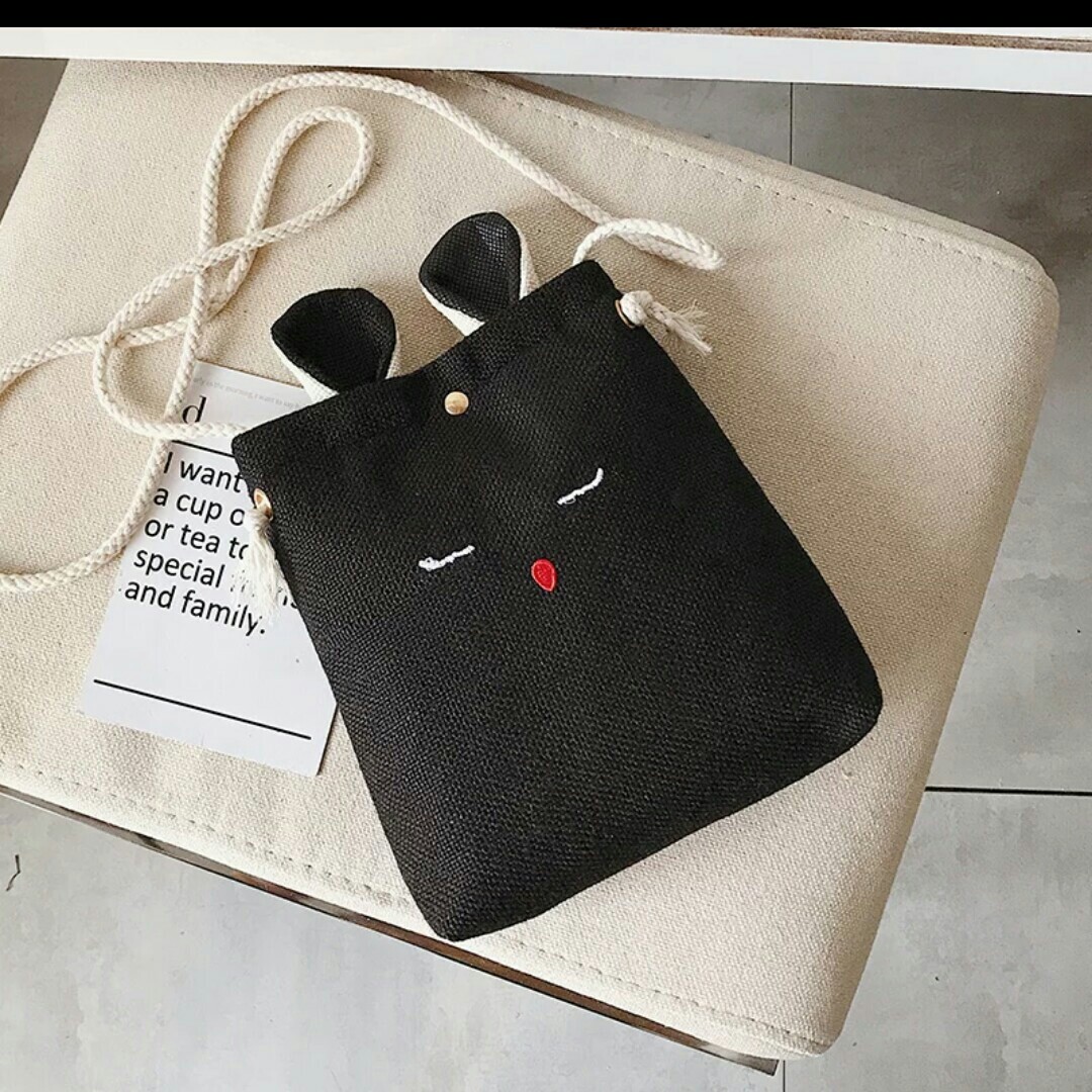 ulzzang cute bunny bag, Women's Fashion, Bags & Wallets, Cross-body ...