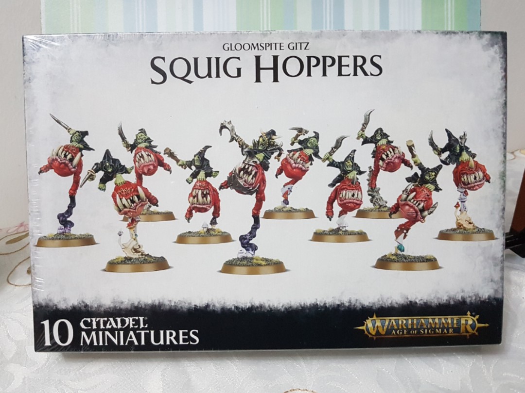 Warhammer Sigmar AOS Warcry Gloomspite Gitz Squig Hoppers Boingrot ...