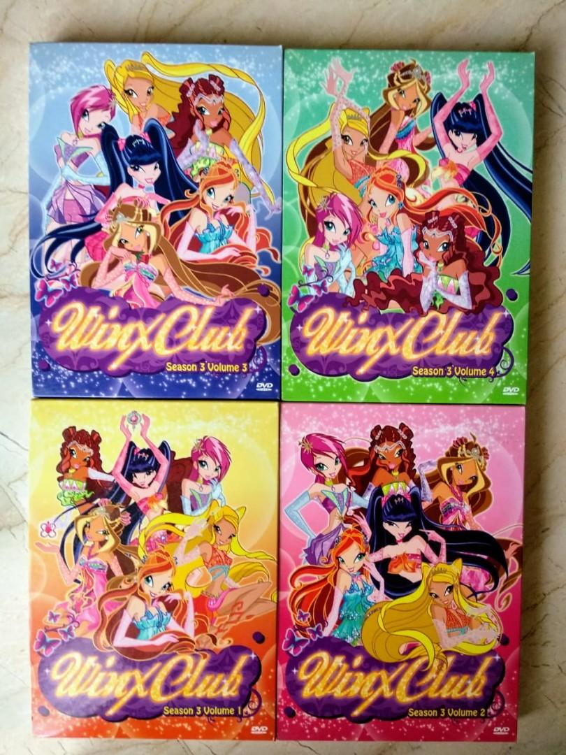 Winx Club Season 3 DVD Set, Musik & Media, CD, DVD & Lainnya di Carousell