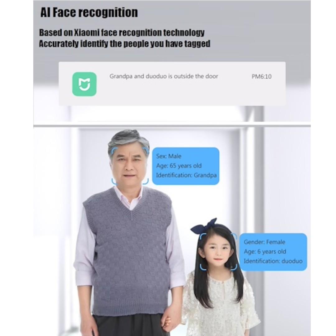 Xiaomi Zero Smart Camera Doorbell Set Door Bell Wifi Wireless CCTV AI ...