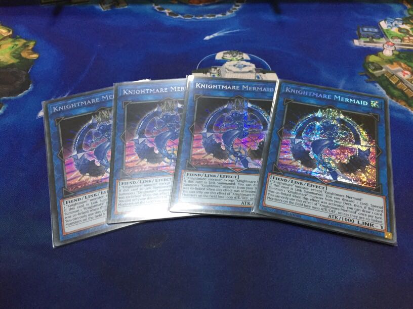 Yugioh TCG knightmare mermaid P SCR, Hobbies & Toys, Toys & Games on ...