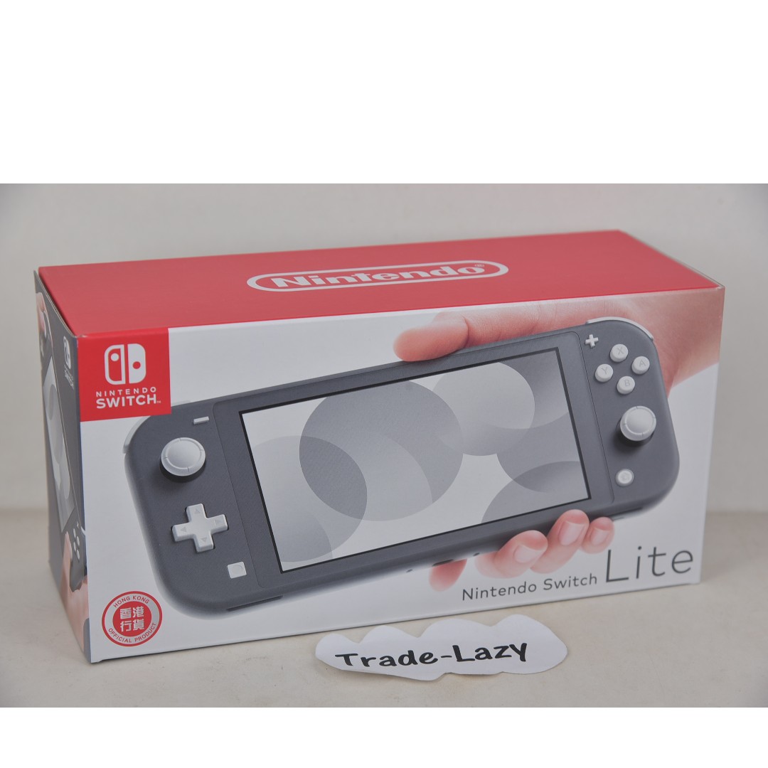 (全新) NS Switch Lite 主機 Console (行貨, 灰色 Grey) --玩Monster Hunter Rise Mario Kart 孖寶兄弟 必備, 電子遊戲 ...