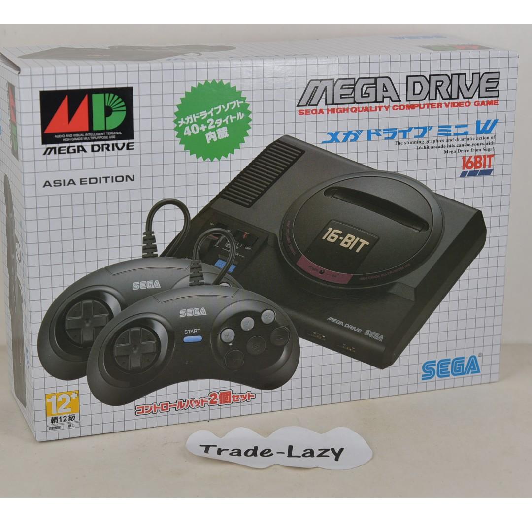 (全新雙手掣版) SEGA 原裝官方 Mega Drive mini W 16 bit MD 世嘉五代 迷你 HDMI 懷舊主機 (行貨版 ...