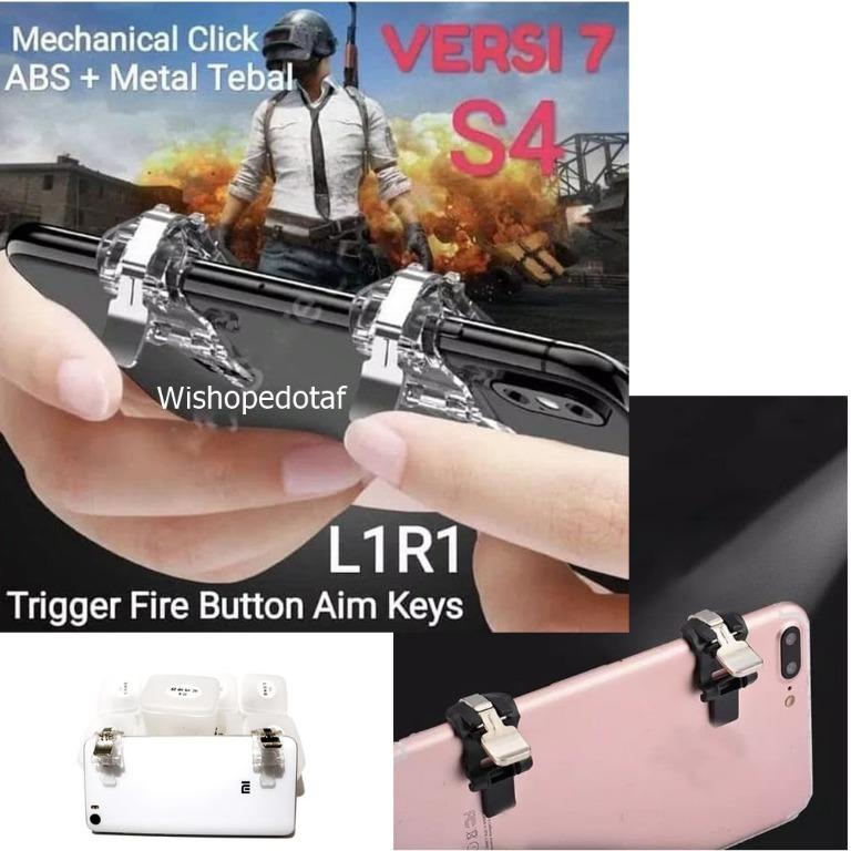 Aksesoris Hp Game Controller S4 Trigger, Telepon Seluler & Tablet ...