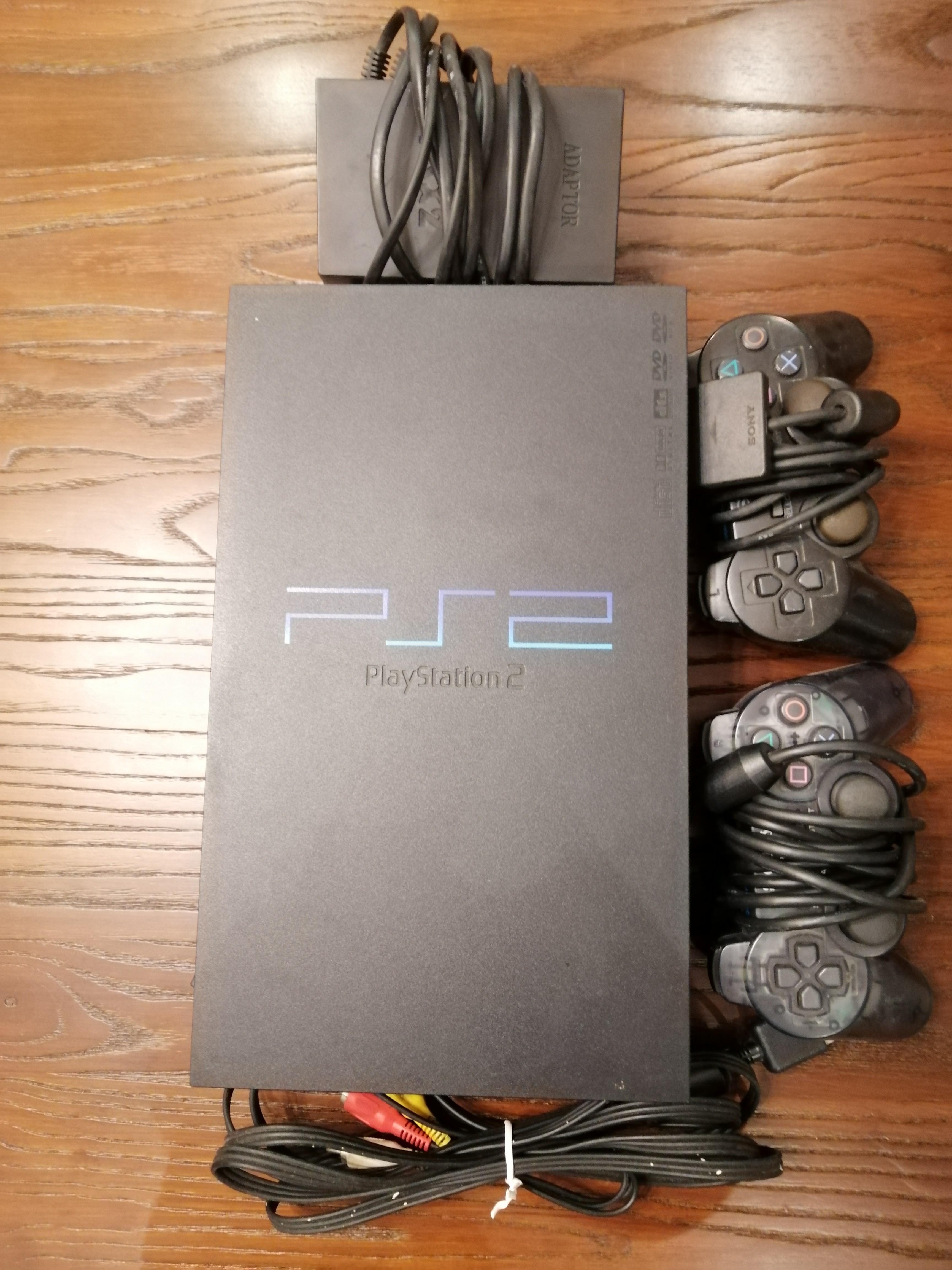 AUTHENTIC PLAYSTATION 2 (PS2) SET, Video Gaming, Video Game Consoles ...