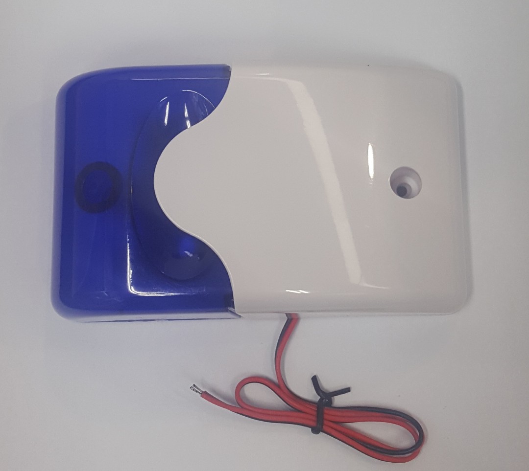 Blue Strobe Light Siren, Furniture & Home Living, Lighting & Fans ...