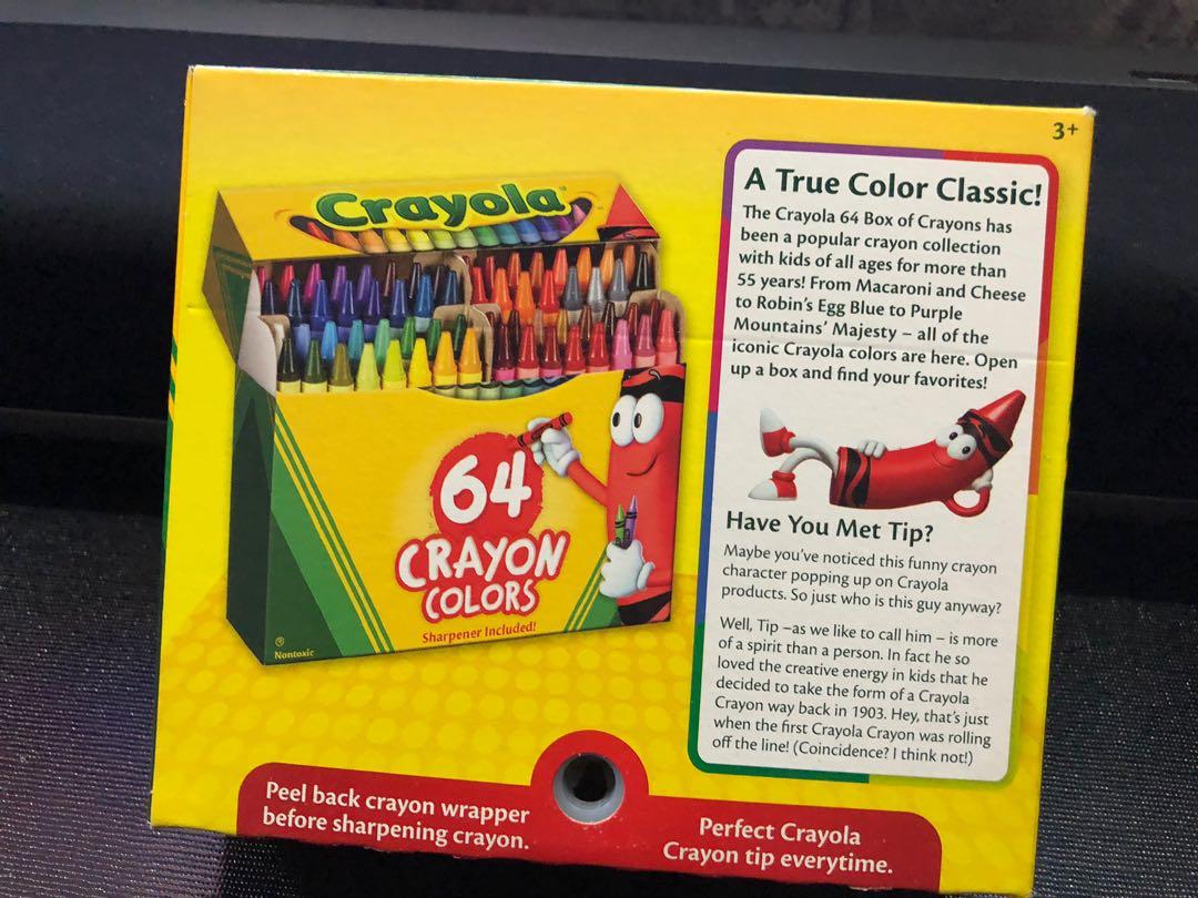 Crayola Crayons 64 count, Hobbies & Toys, Stationery & Craft, Other ...