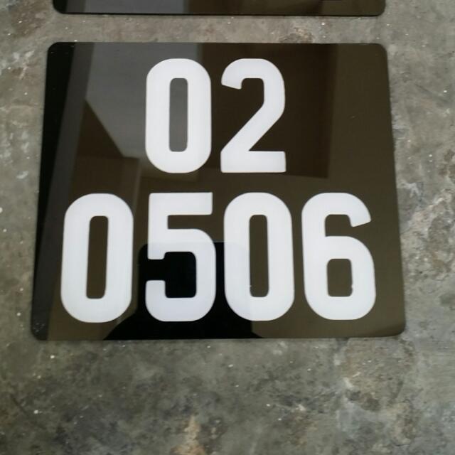 E-bike Custom-made Number plate, Motorcycles, Motorcycle Accessories on ...