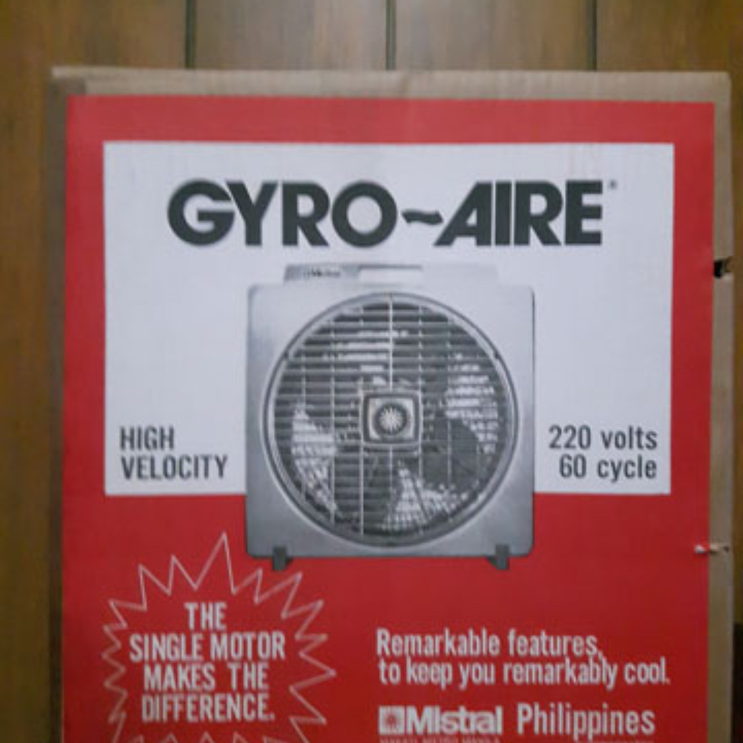Fan Mistral Gyro-Aire GA 16-70 BOX VINTAGE FAN, Furniture & Home Living ...