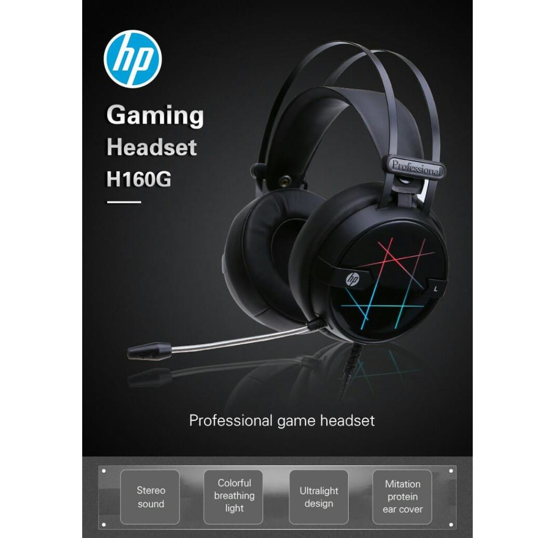 Hp Gaming Headset H160G, Computers & Tech, Parts & Accessories, Computer Parts on Carousell