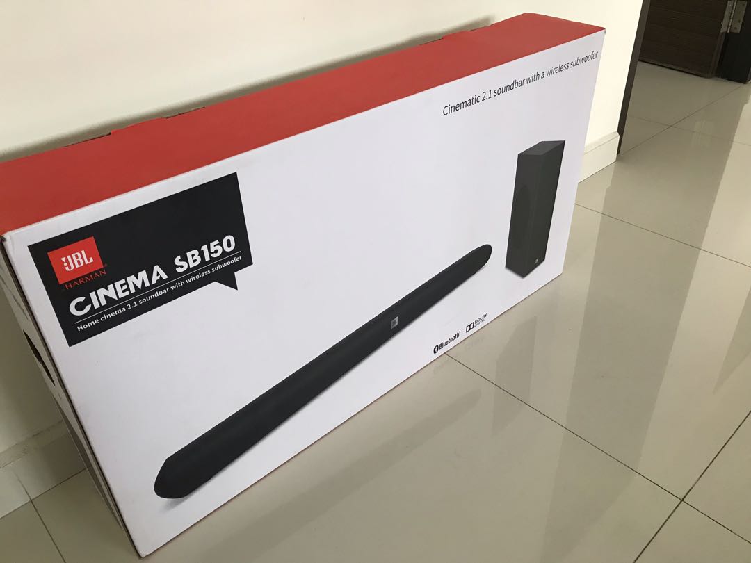 JBL Cinema SB150 sound-bar with Wireless Subwoofer, Audio, Soundbars ...