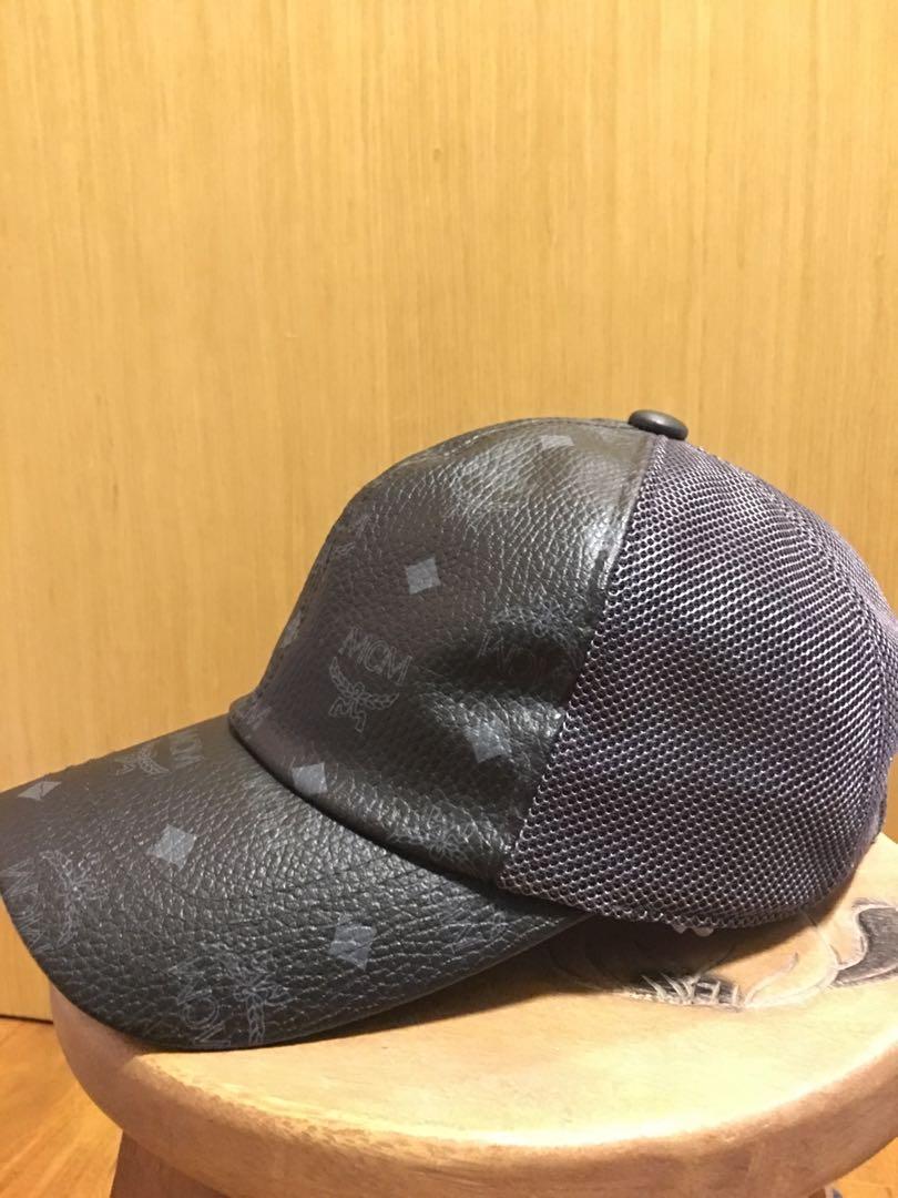 MCM Classic Mesh Cap in Visetos (Black), Men's Fashion, Watches ...
