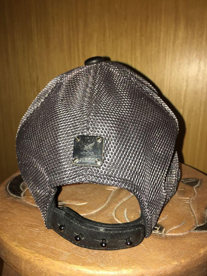 MCM Classic Mesh Cap in Visetos (Black), Men's Fashion, Watches ...