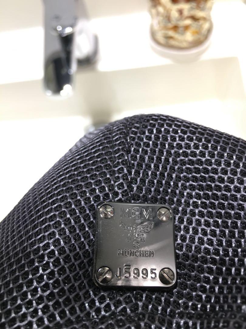 MCM Classic Mesh Cap in Visetos (Black), Men's Fashion, Watches ...