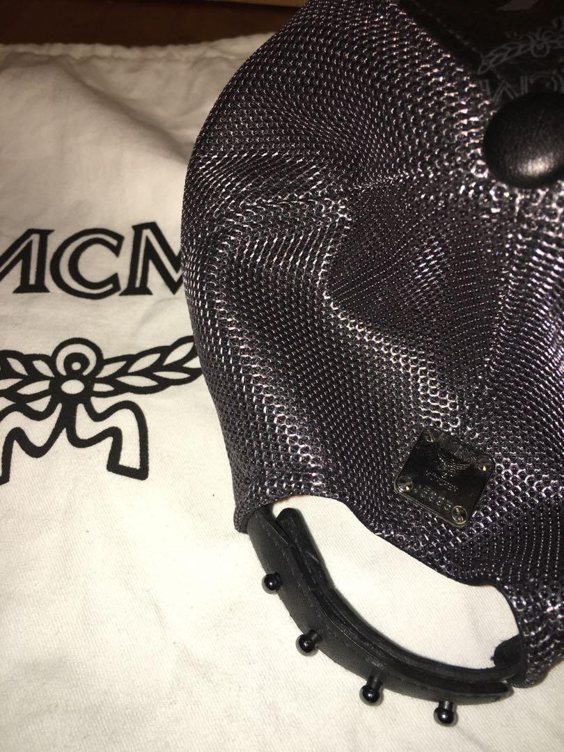 MCM Classic Mesh Cap in Visetos (Black), Men's Fashion, Watches ...