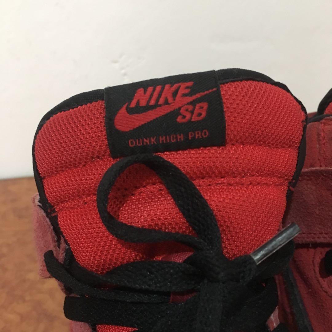 Nike SB Dunk High Red Devil, Men's Fashion, Footwear, Sneakers on Carousell