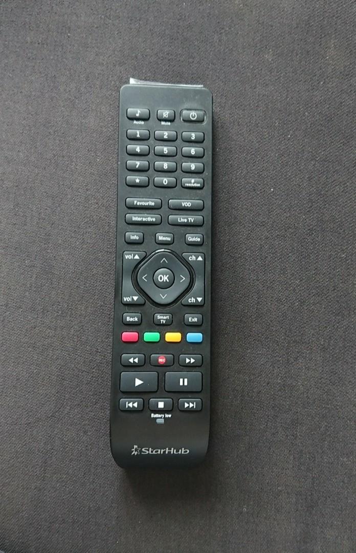 original Starhub TV remote control selling cheap, TV & Home Appliances ...