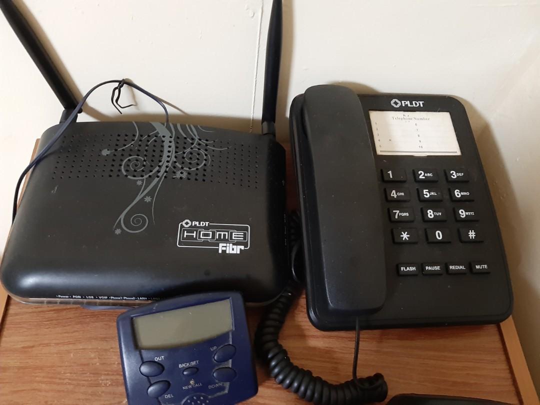 Pldt router and telephone, Health & Nutrition, Assistive & Rehabilatory ...