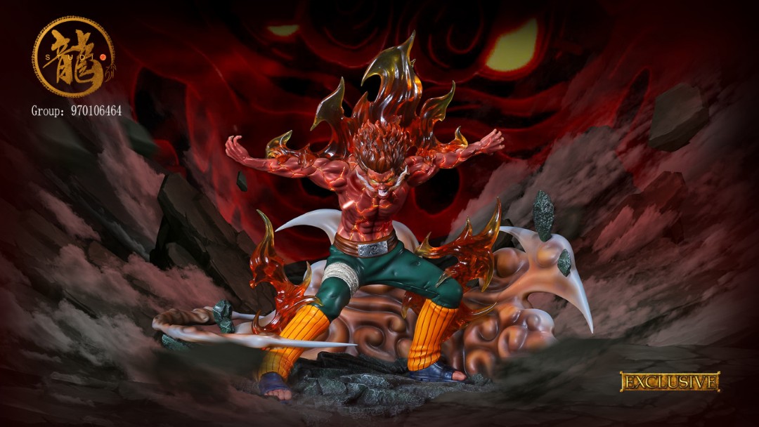 [PO] DRAGON STUDIO Naruto Statue Night Guy, Hobbies & Toys, Toys ...