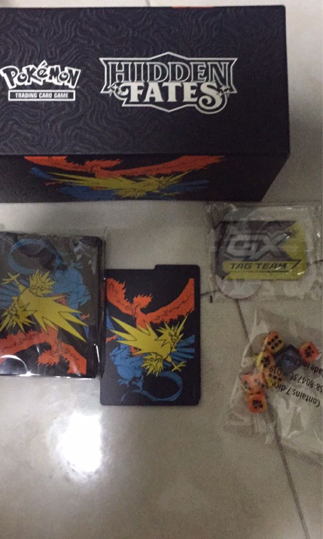 Pokemon Hidden fate sleeve , dice and storage box set, Toys & Games ...