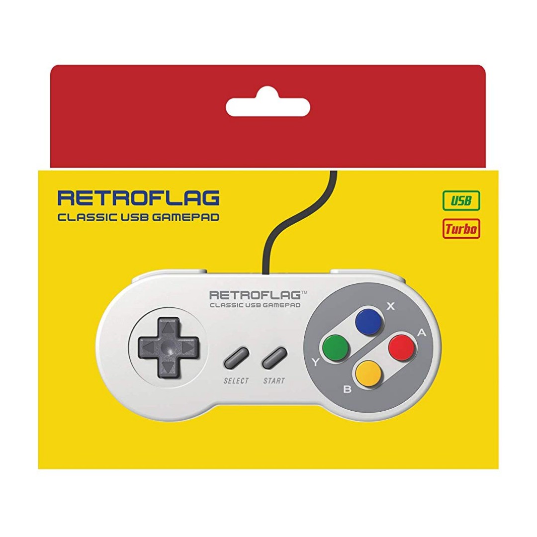RETROFLAG Classic SNES / SFC Wired USB Gaming Controller for PC, Switch ...