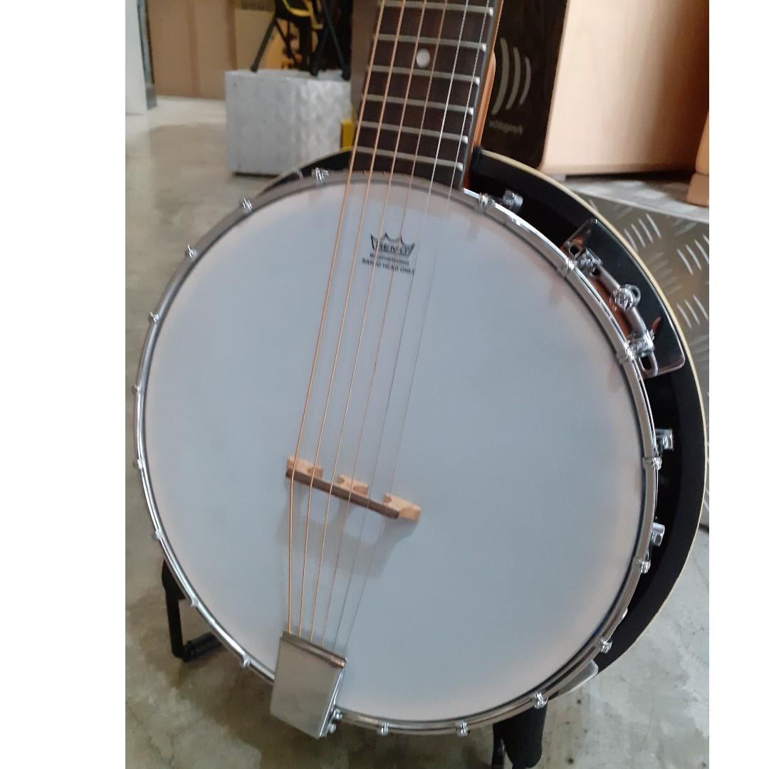 San Dona -6 strings Banjo w/bag ( BJ-3 ), Hobbies & Toys, Music & Media ...