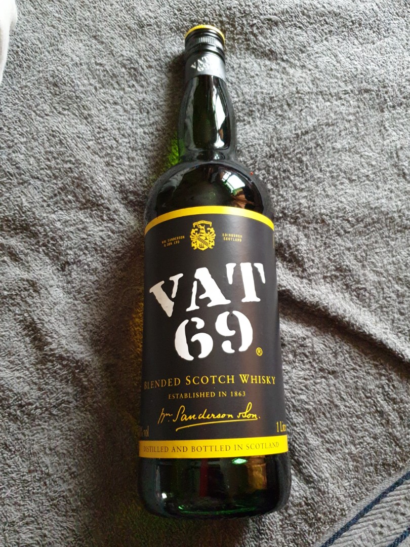 Vat69 1 litres, Food & Drinks, Alcoholic Beverages on Carousell
