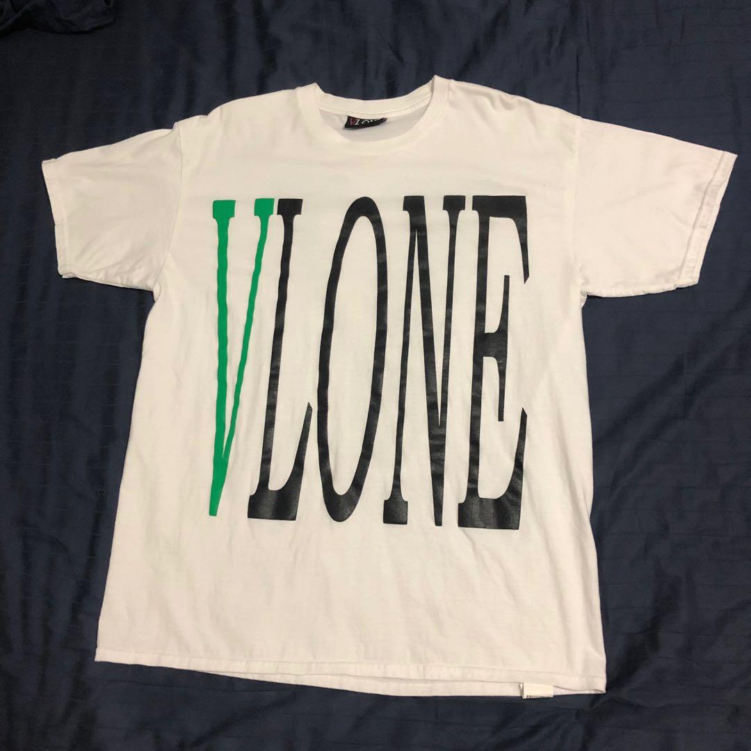 Vlone Green Tee, Men's Fashion, Tops & Sets, Tshirts & Polo Shirts on ...