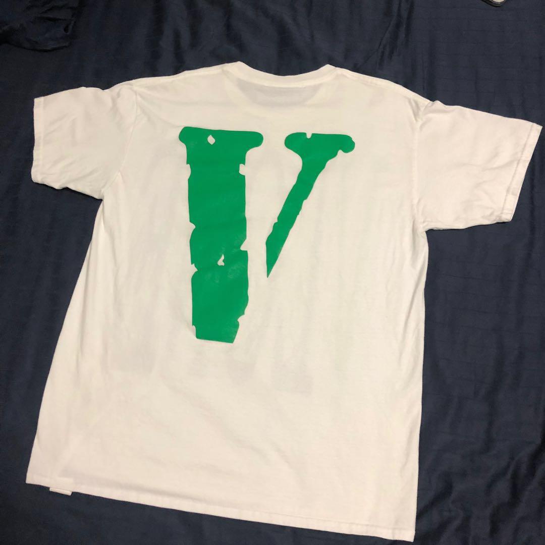 Vlone Green Tee, Men's Fashion, Tops & Sets, Tshirts & Polo Shirts on ...