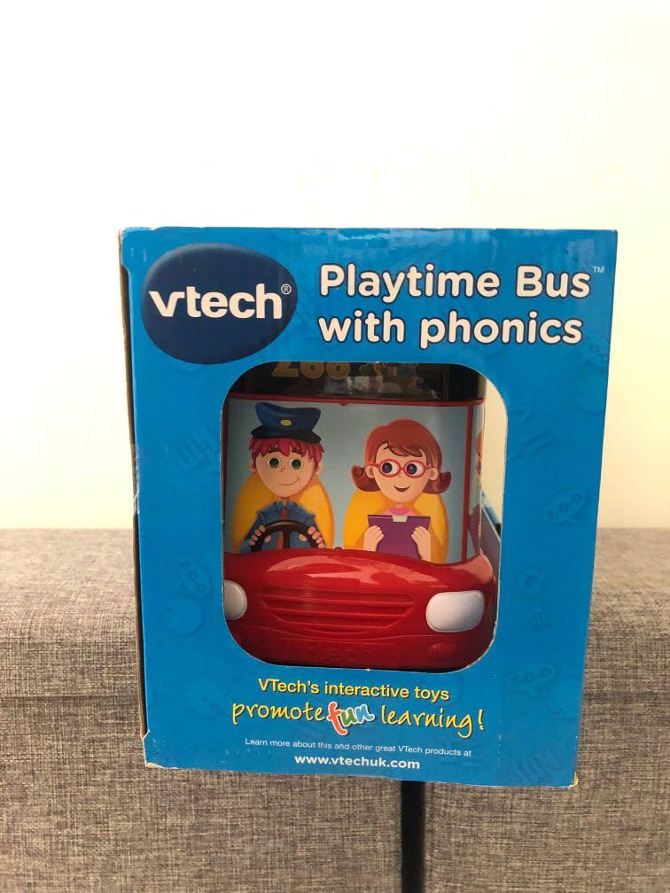 Vtech - Playtime bus with phonics, 兒童＆孕婦用品, 嬰兒玩具 - Carousell