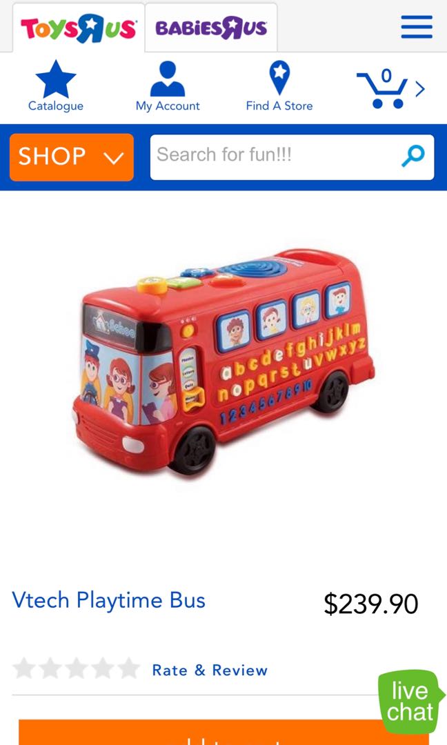 Vtech - Playtime bus with phonics, 兒童＆孕婦用品, 嬰兒玩具 - Carousell