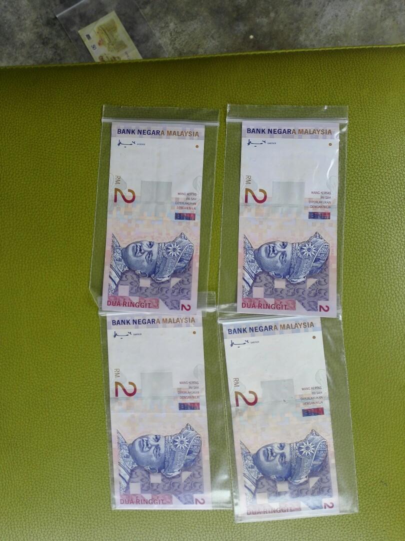 2 ringgit banknote of Malaysia, Hobbies & Toys, Collectibles ...