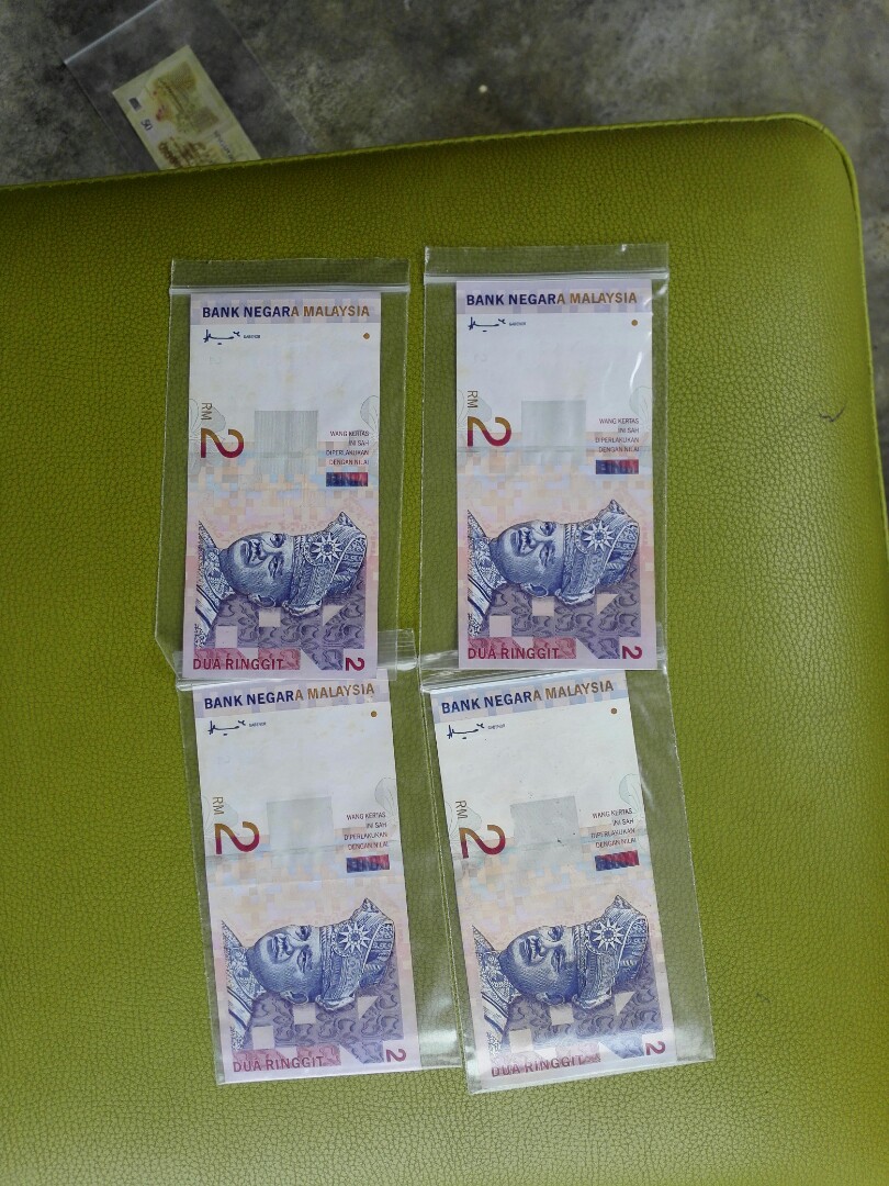 2 ringgit banknote of Malaysia, Hobbies & Toys, Collectibles ...