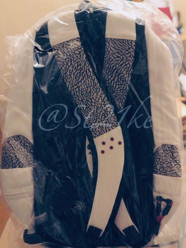 Air Jordan 3 White Cement Backpack, Men's Fashion, Bags, Backpacks on ...